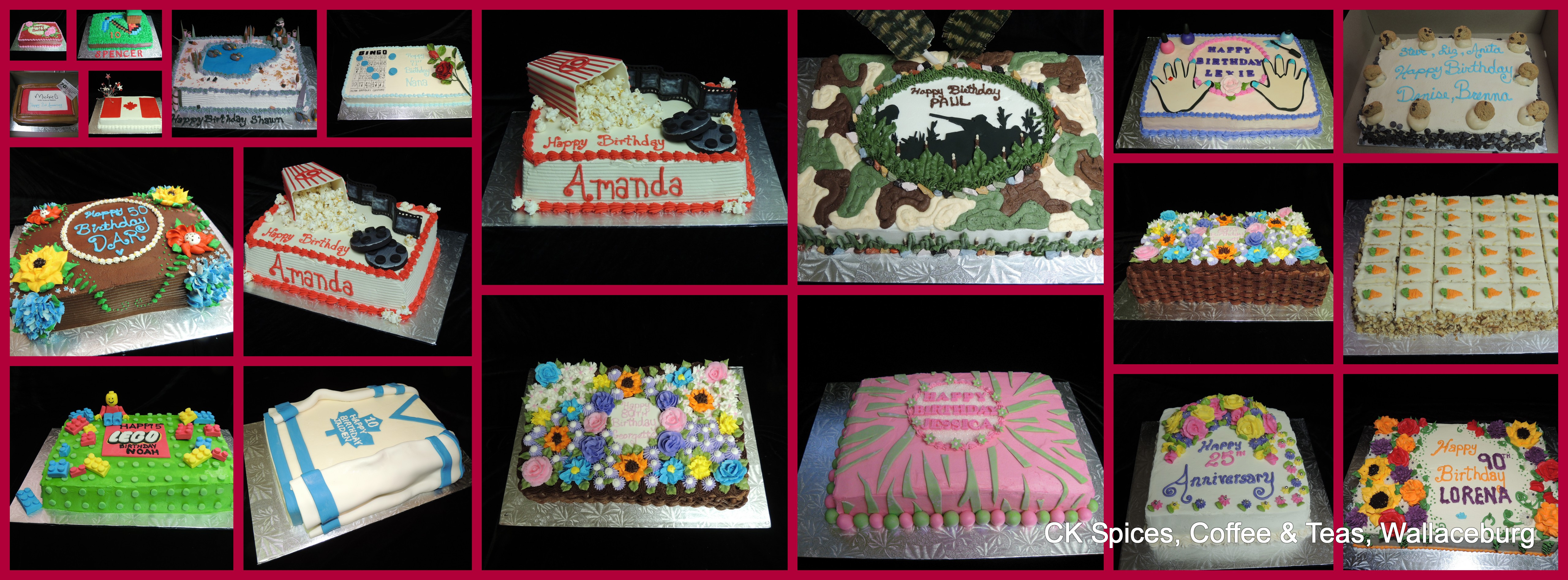 Crowning Glory Cakes @ CK Spices, Coffee & Teas in Wallaceburg. Custom ...