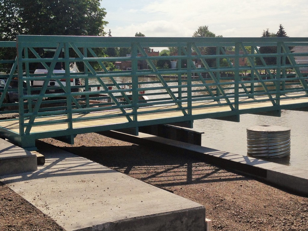 Walking bridge project nearing completion | Wallaceburg News | Local ...