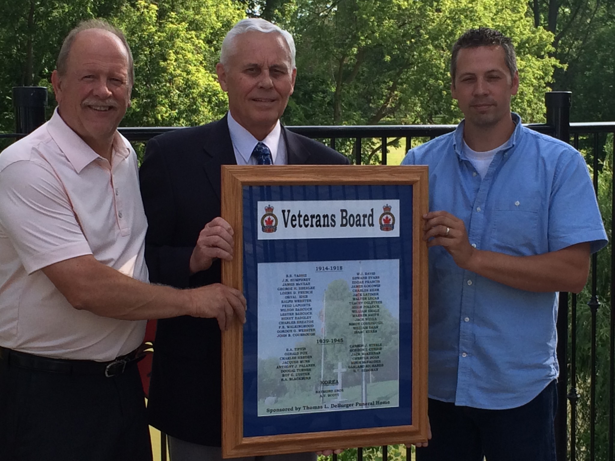 New veterans board on display at Dresden Legion | Wallaceburg News ...