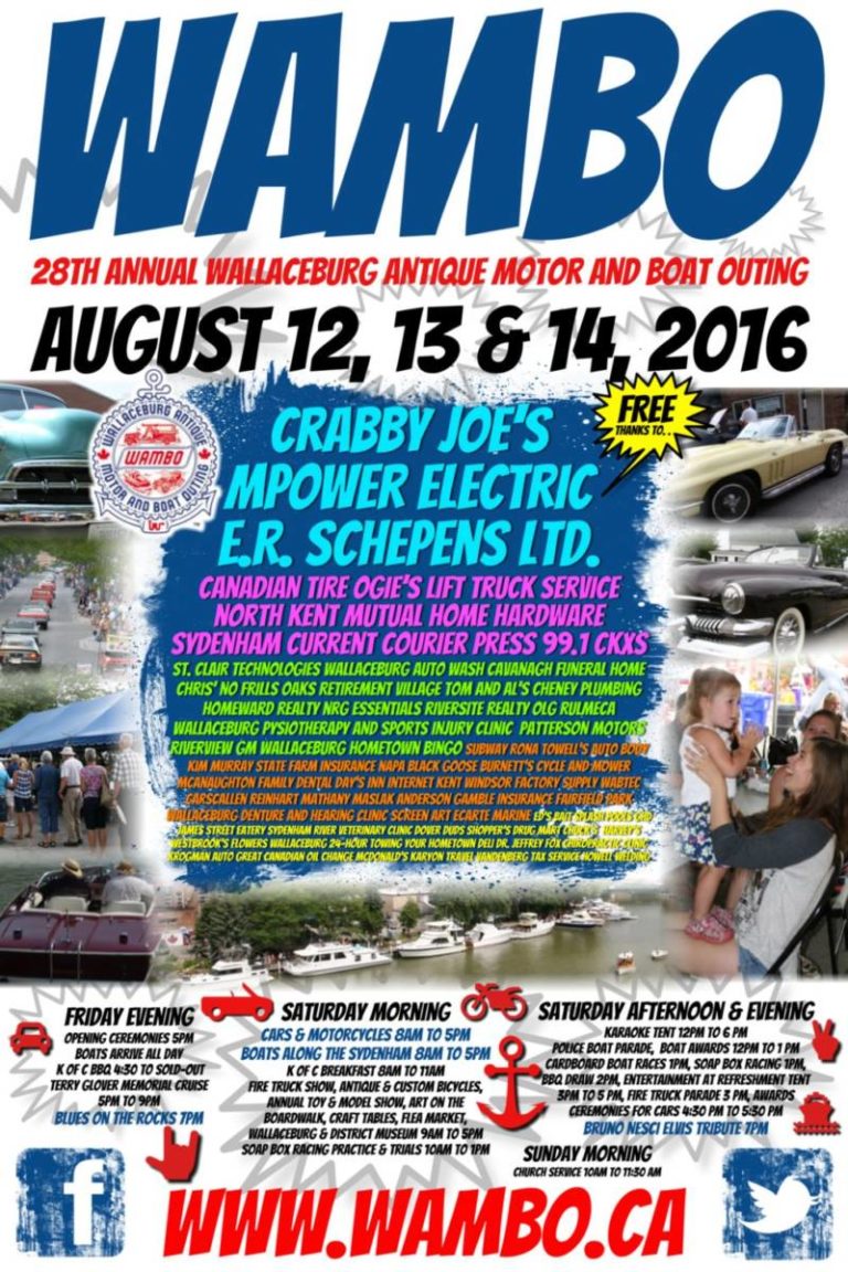 Throwback Thursday: Every WAMBO poster since 1989 | Wallaceburg News ...