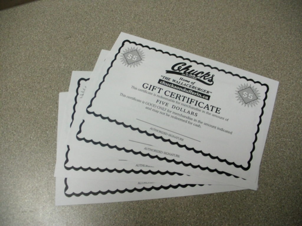 TGIF Count Down for 10% Off Gift Certificates | Wallaceburg News ...