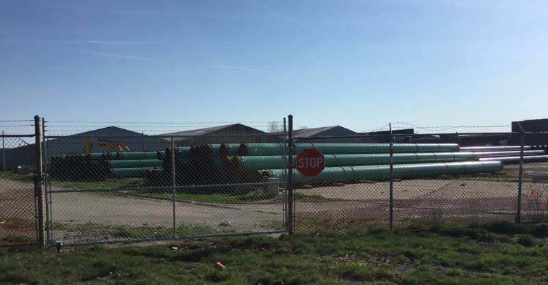 Union Gas pipeline project stationed in Wallaceburg | Wallaceburg News ...