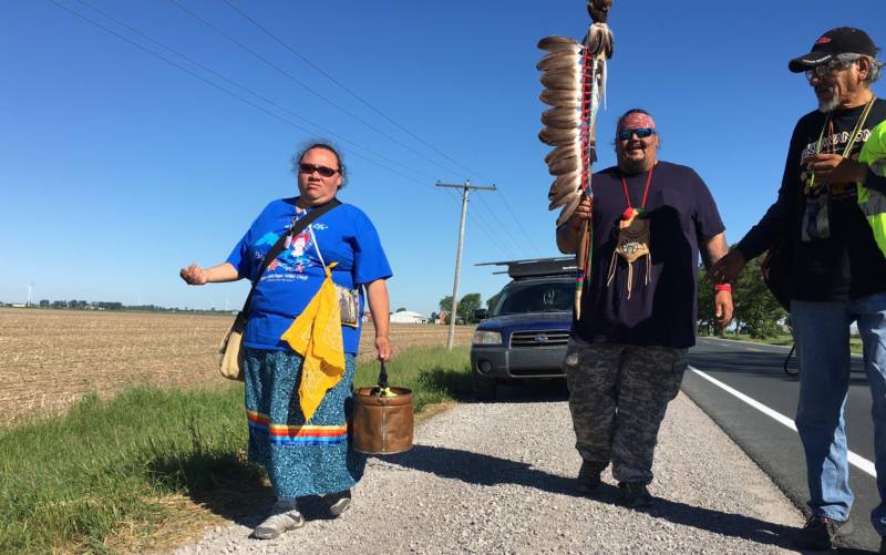 ‘Water Walkers’ visit Walpole Island, enroute to Quebec | Wallaceburg ...