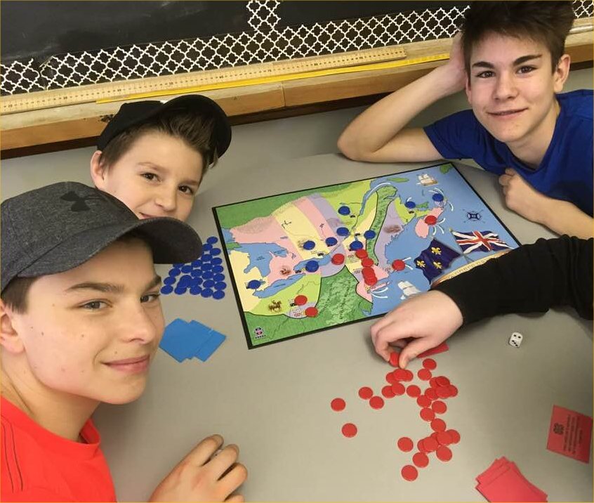 Students use Board Games for Learning