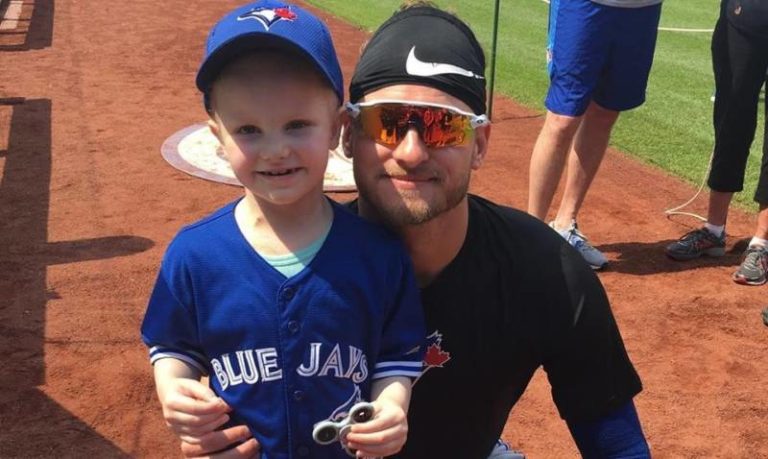 Hayden tossing out first pitch at Blue Jays game | Wallaceburg News ...