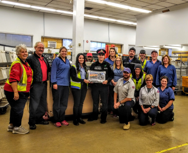 ‘Law Enforcement’ stamp presented to CKPS | Wallaceburg News | Local ...