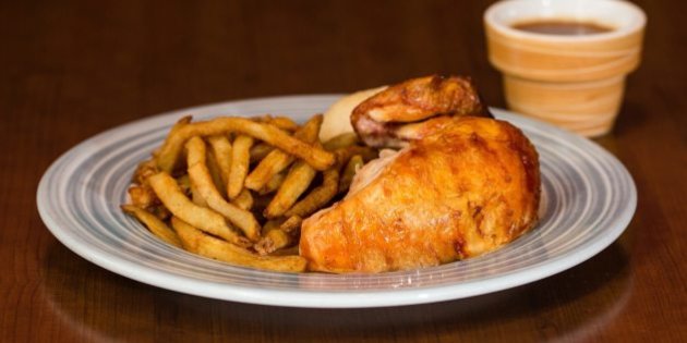 Swiss Chalet 1/4 Chicken Dinner