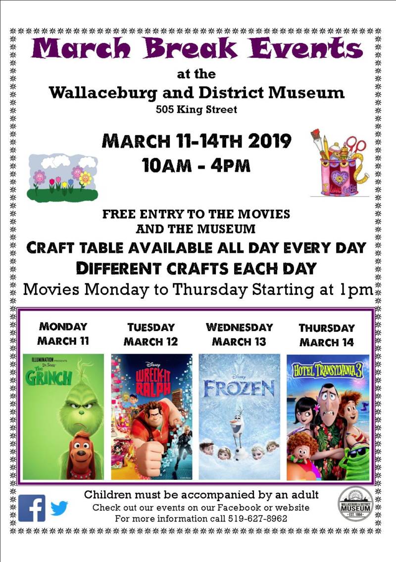 Free March Break activities for kids of all ages! | Wallaceburg News ...