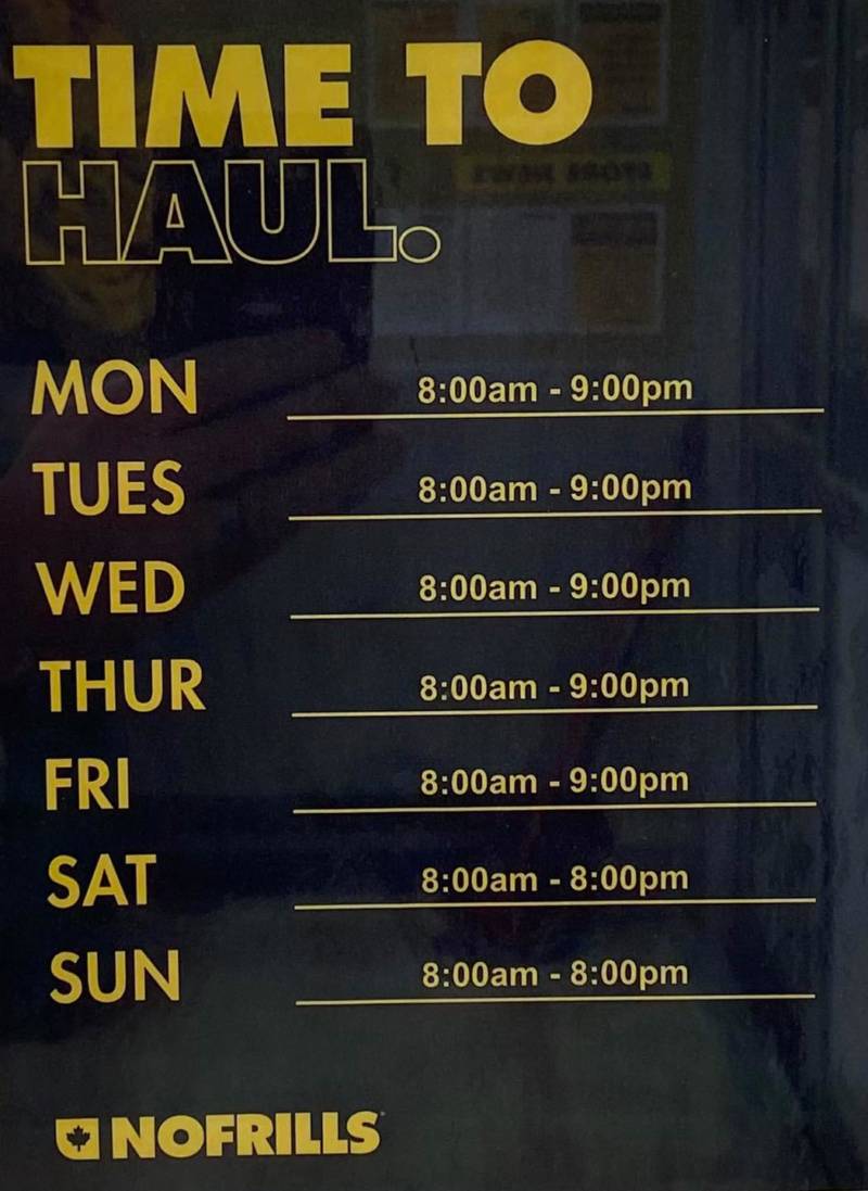 No Frills Hours