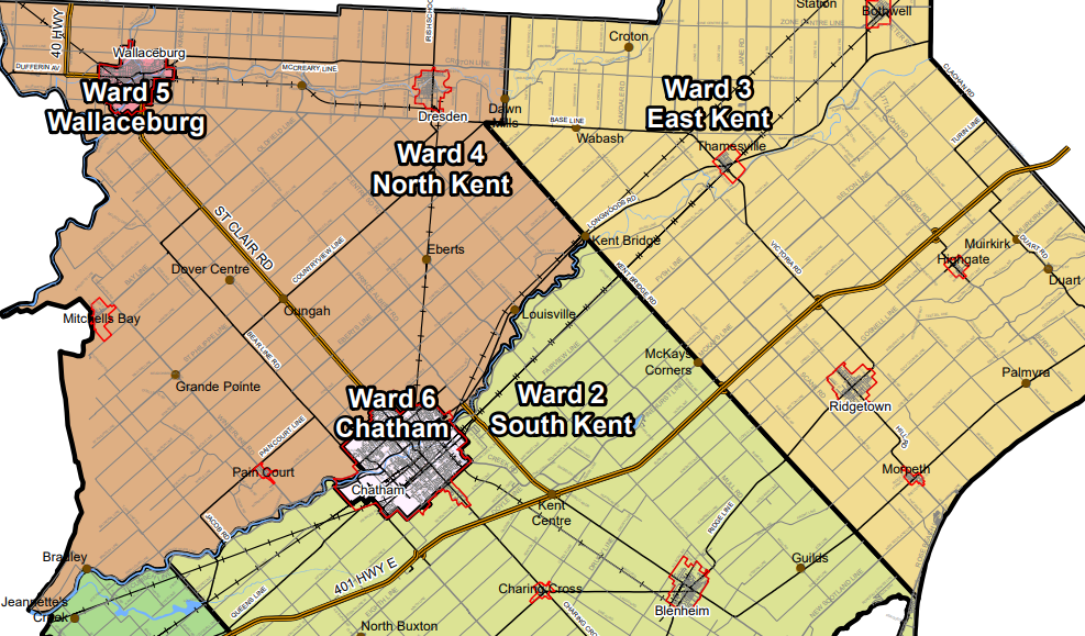 Chatham-Kent Council composition and ward boundary review up for ...
