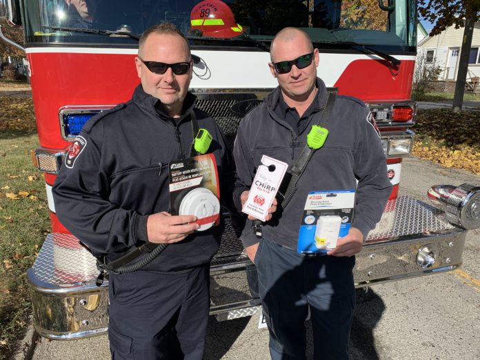 Firefighters visit 753 homes during ‘CHiRP Day’ | Wallaceburg News | Local news in Wallaceburg ...