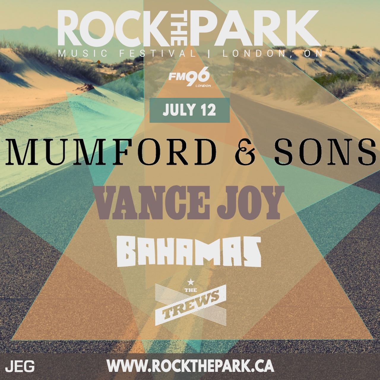 Mumford and Sons, Vance Joy, Bahamas & The Trews added to Rock the Park ...