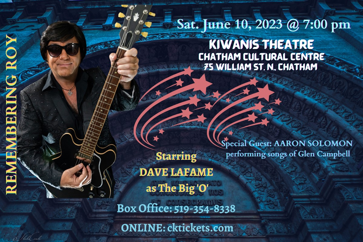 REMEMBERING ROY ORBISON – Starring Dave LaFame as The Big ‘O’ | Wallaceburg News | Local news in ...