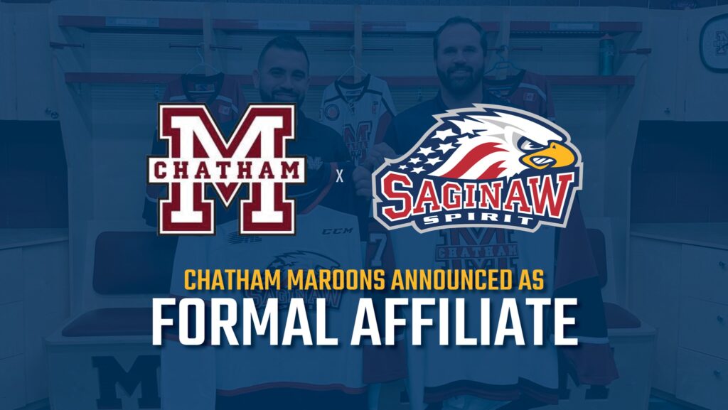 Chatham Maroons form partnership with the OHL’s Saginaw Spirit ...