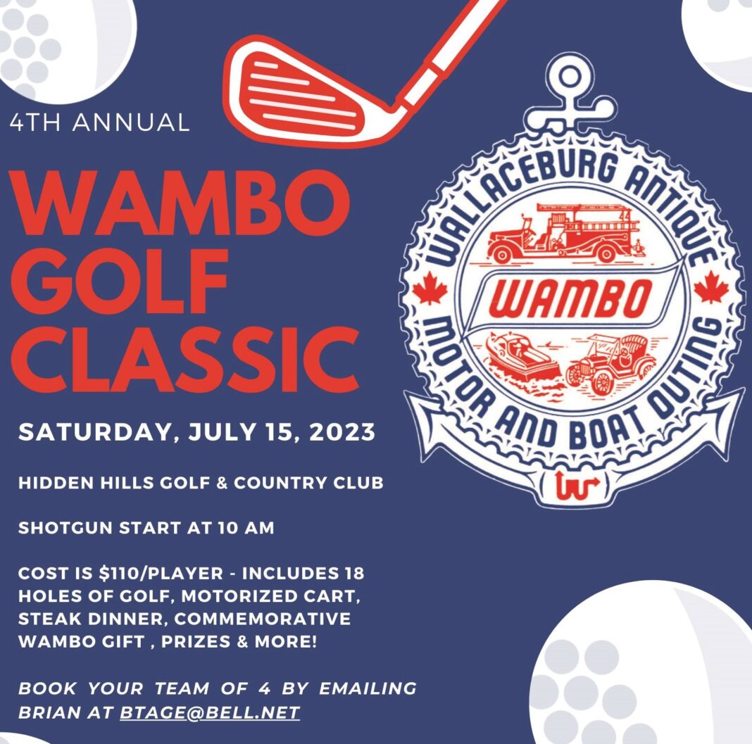 WAMBO Golf Classic being held July 15, a few spots remain open for ...