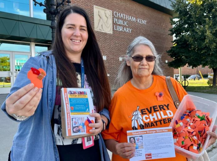 Orange shirt pins available ahead of National Truth and Reconciliation ...