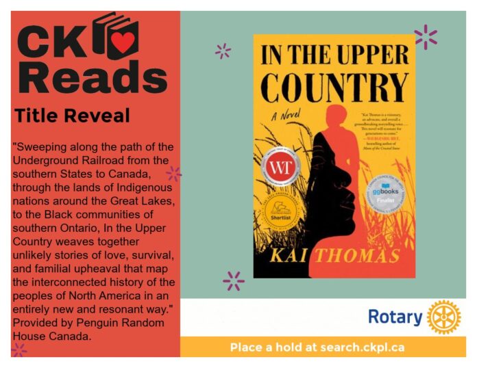 Chatham-Kent Public Library announces 2024 CK Reads title | Wallaceburg ...