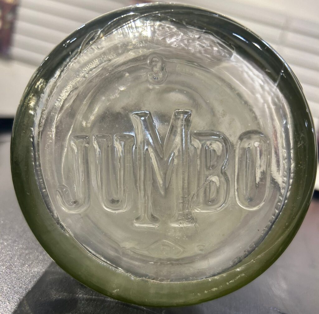 TBT: Jumbo Beverage Company 60oz bottle, 1930s to 1950s | Wallaceburg ...