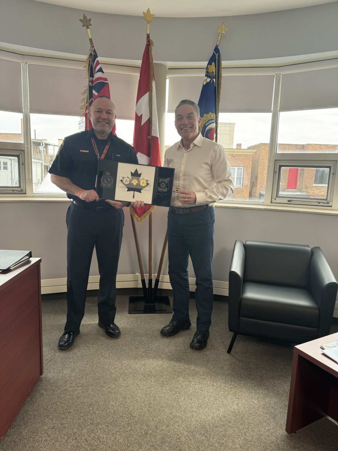 Chief Early honours former Chief Conn | Wallaceburg News | Local news ...