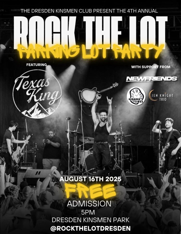 Texas King headlining 4th annual ‘Rock The Lot’ in Dresden on August 16 ...