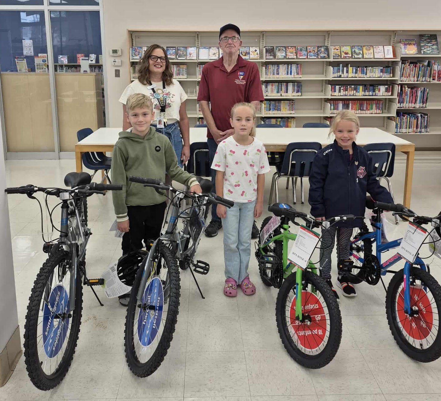Wallaceburg students win bikes through summer reading program ...