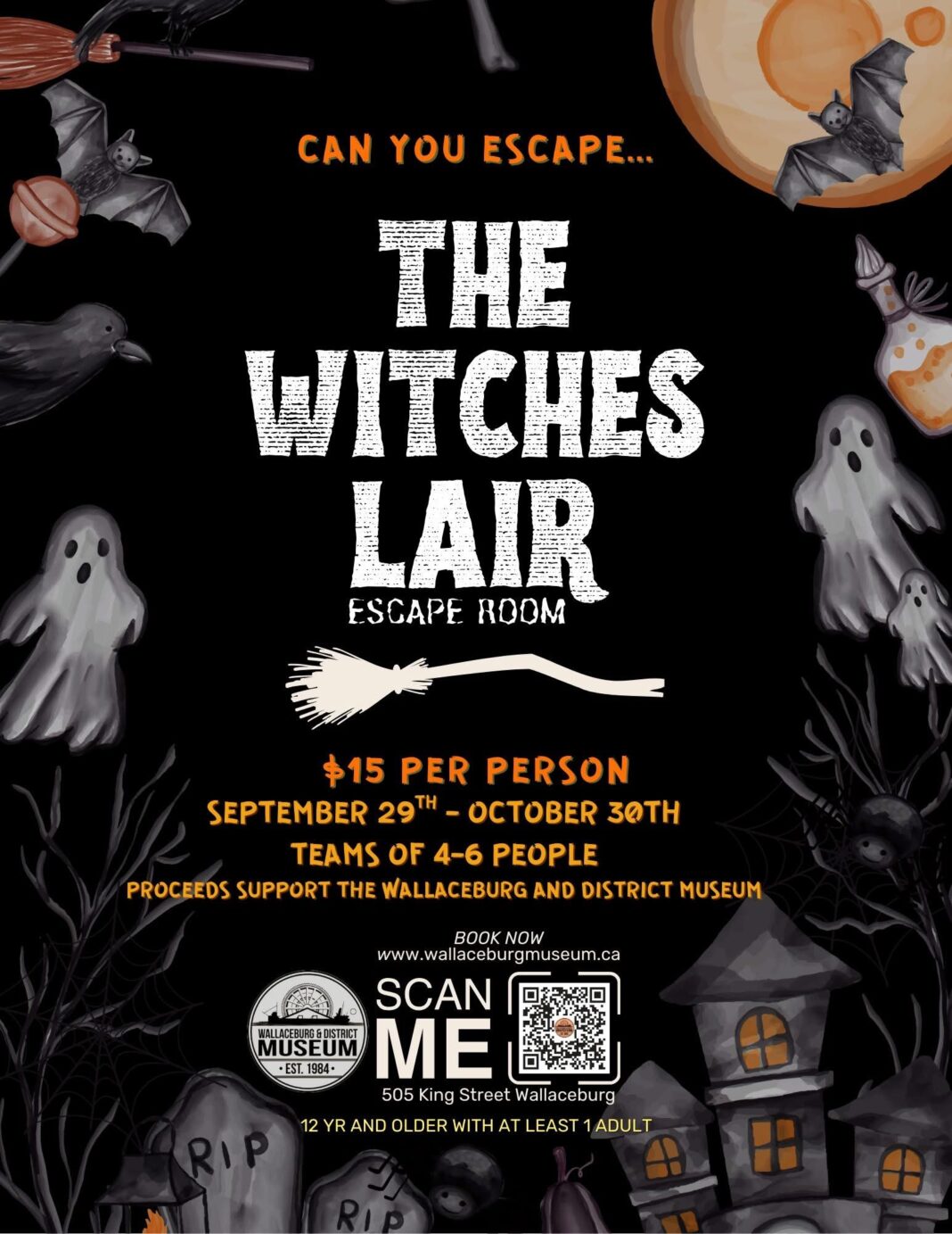 Witches Lair Escape Room returning to the Wallaceburg Museum, starting ...
