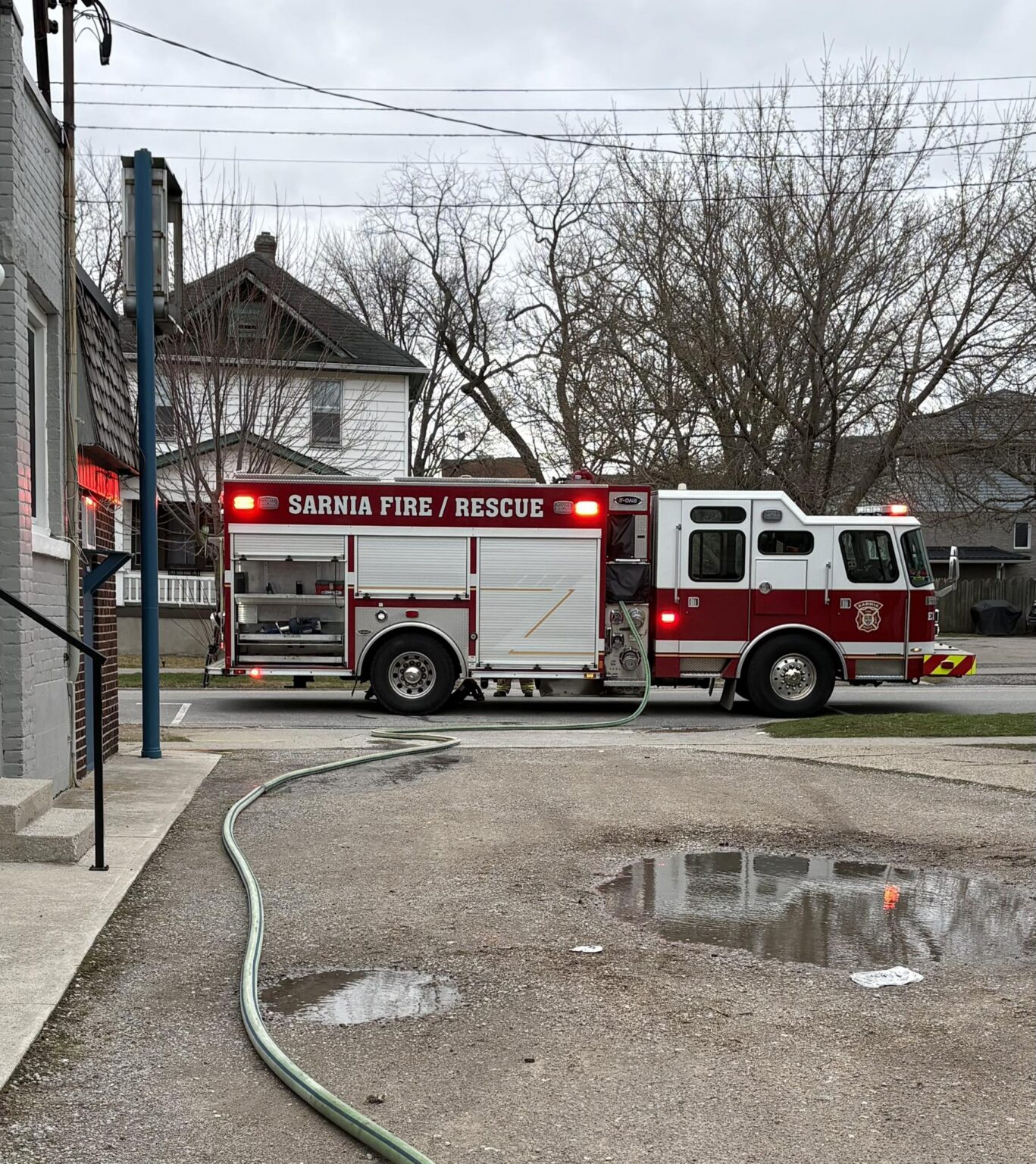 No injuries reported after west-end Sarnia house fire | Wallaceburg ...