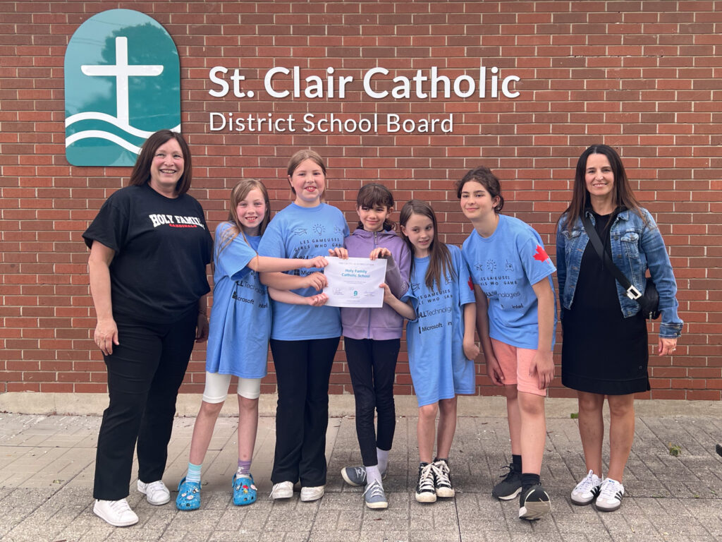Holy Family students showcase Minecraft Education project to school ...
