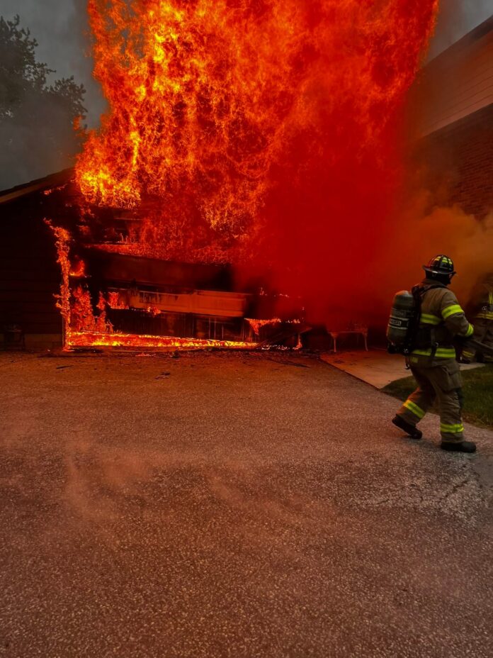 Garage fire on Grande River Line causes estimated $250,000 in damage ...
